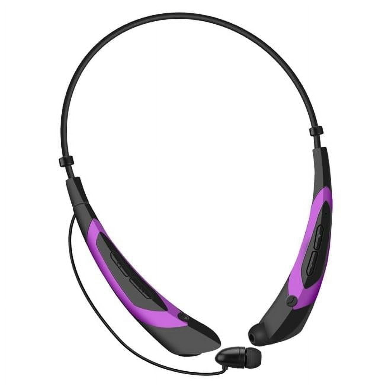 Fresh Fab Finds FFF-Purple-GPCT2464 Wireless Neckband Headphones V5.0 ...