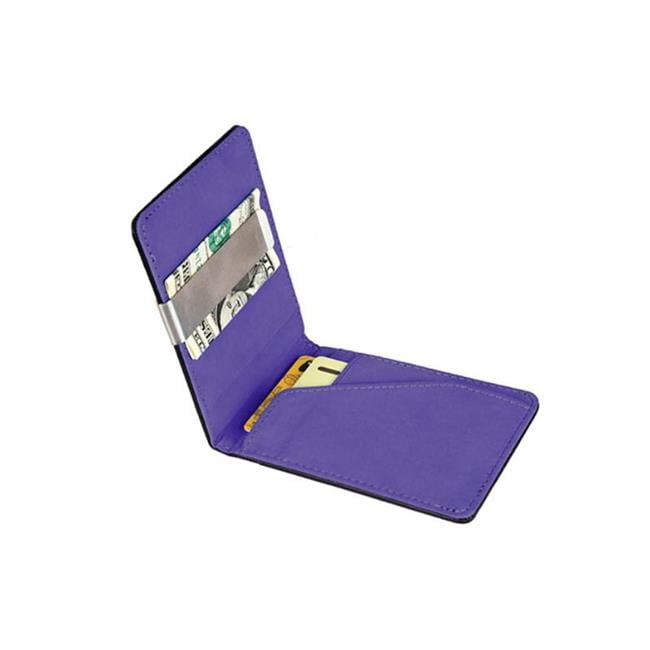 Fresh Fab Finds FFF-Purple-GPCT843 PU Leather Wallet RFID Blocking Slim ...
