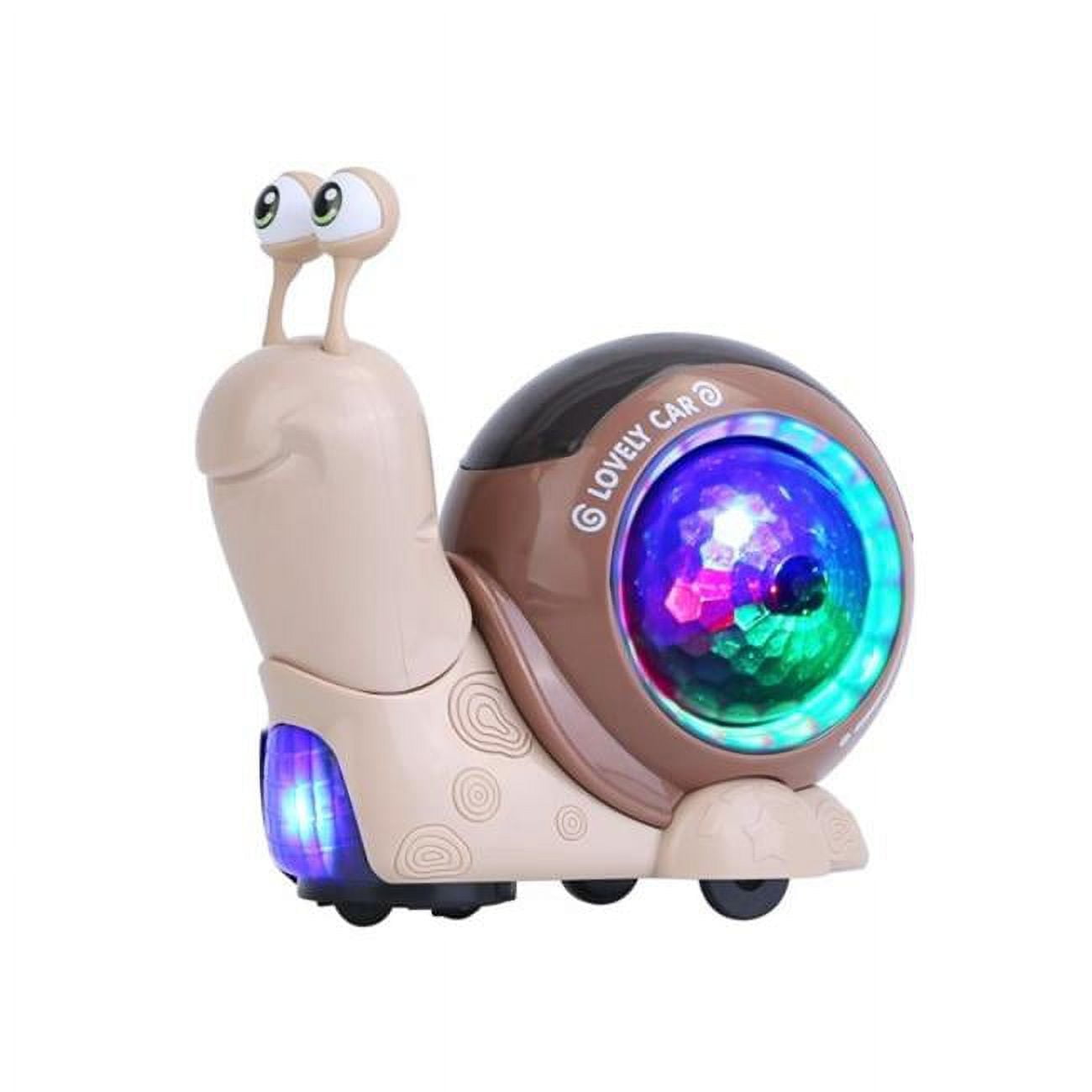 Fresh Fab Finds FFF-Snail-Brown-GPCT4200 Crawling Snail Electric Infant ...