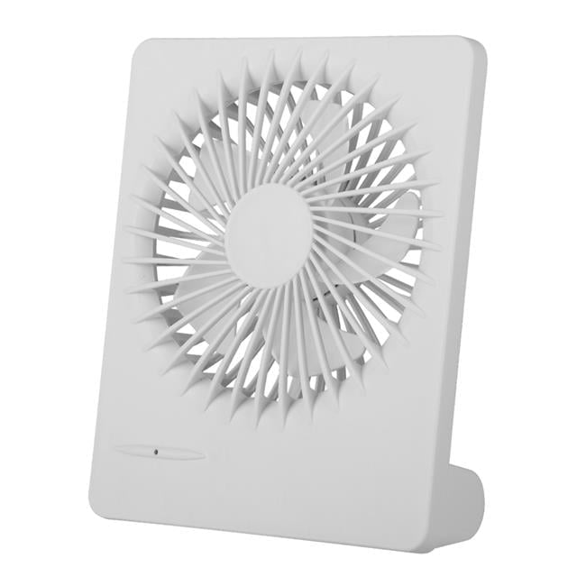 Fresh Fab Finds FFF-White-GPCT4004 USB Rechargeable Desk Fan - Quiet, 5 ...