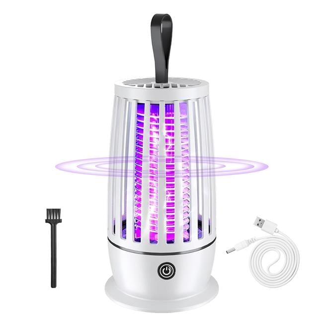 Fresh Fab Finds FFF-White-GPCT4421 Rechargeable Mosquito Killer Lamp ...
