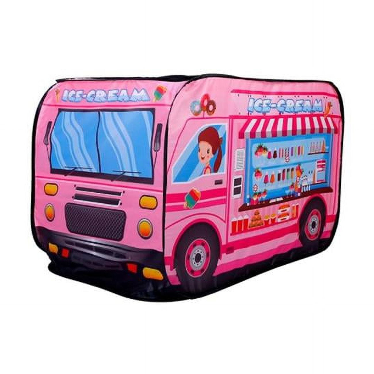 Fresh Fab Finds Kids Play Foldable Pop Up Ice Cream Bus Tent Portable ...