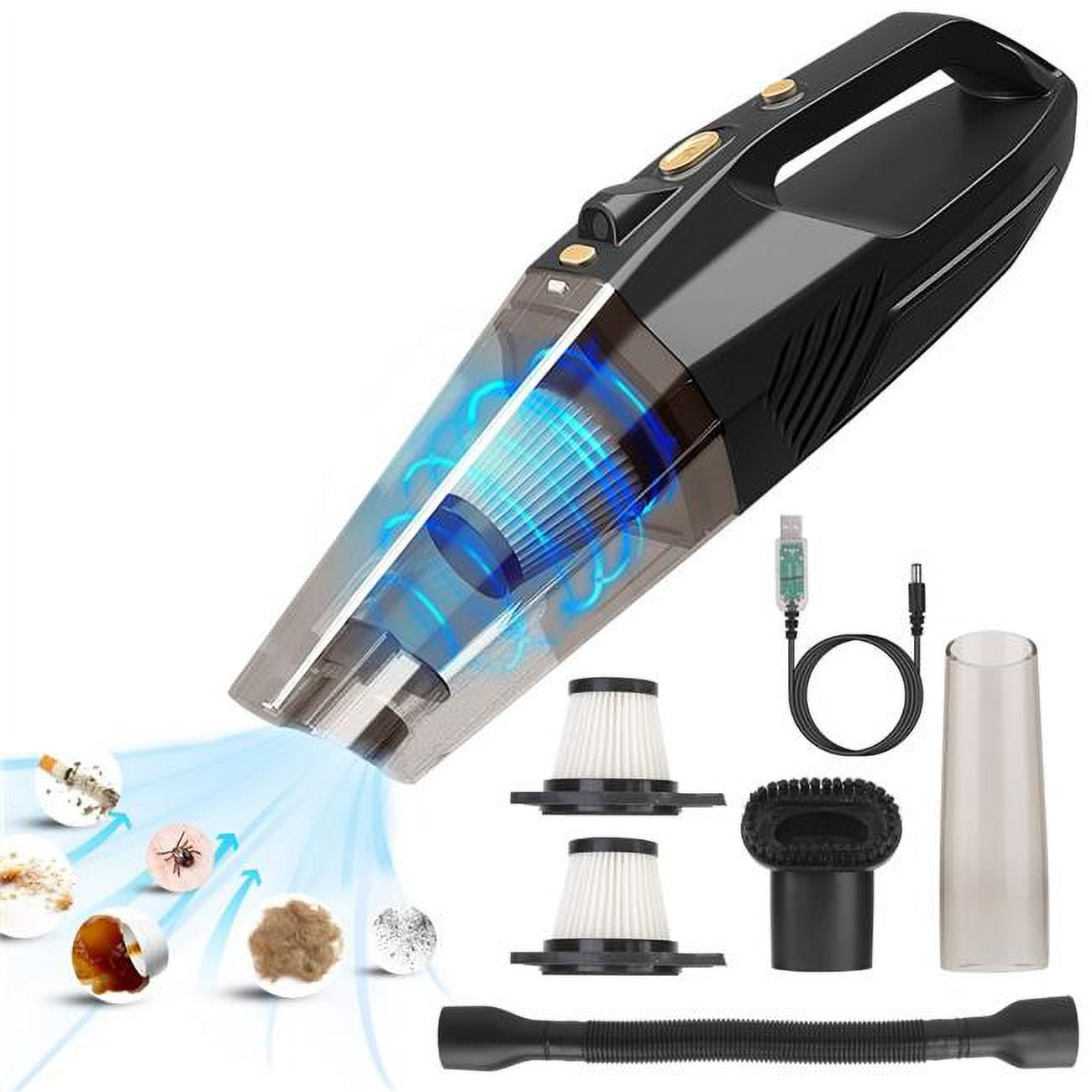 Fresh Fab Finds Powerful Handheld Car Vacuum Cleaner - 120W, 8000PA ...