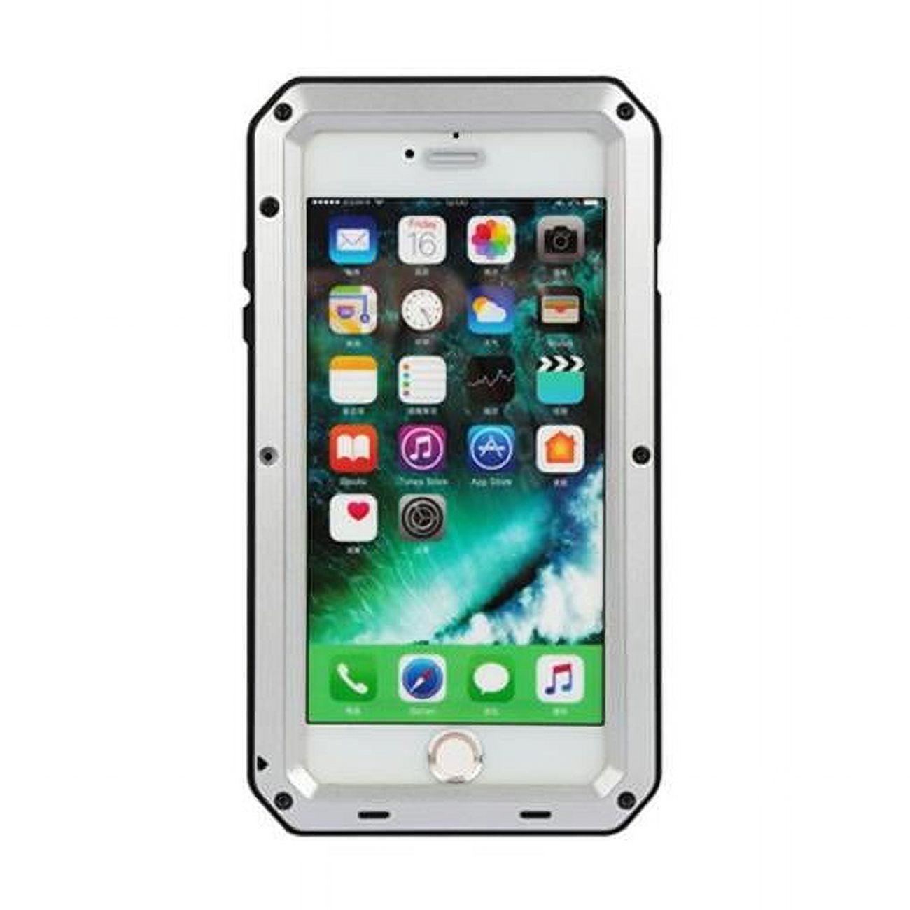 Rugged Shock-Resistant Hybrid Full Cover Case For iPhone 7 Plus ...