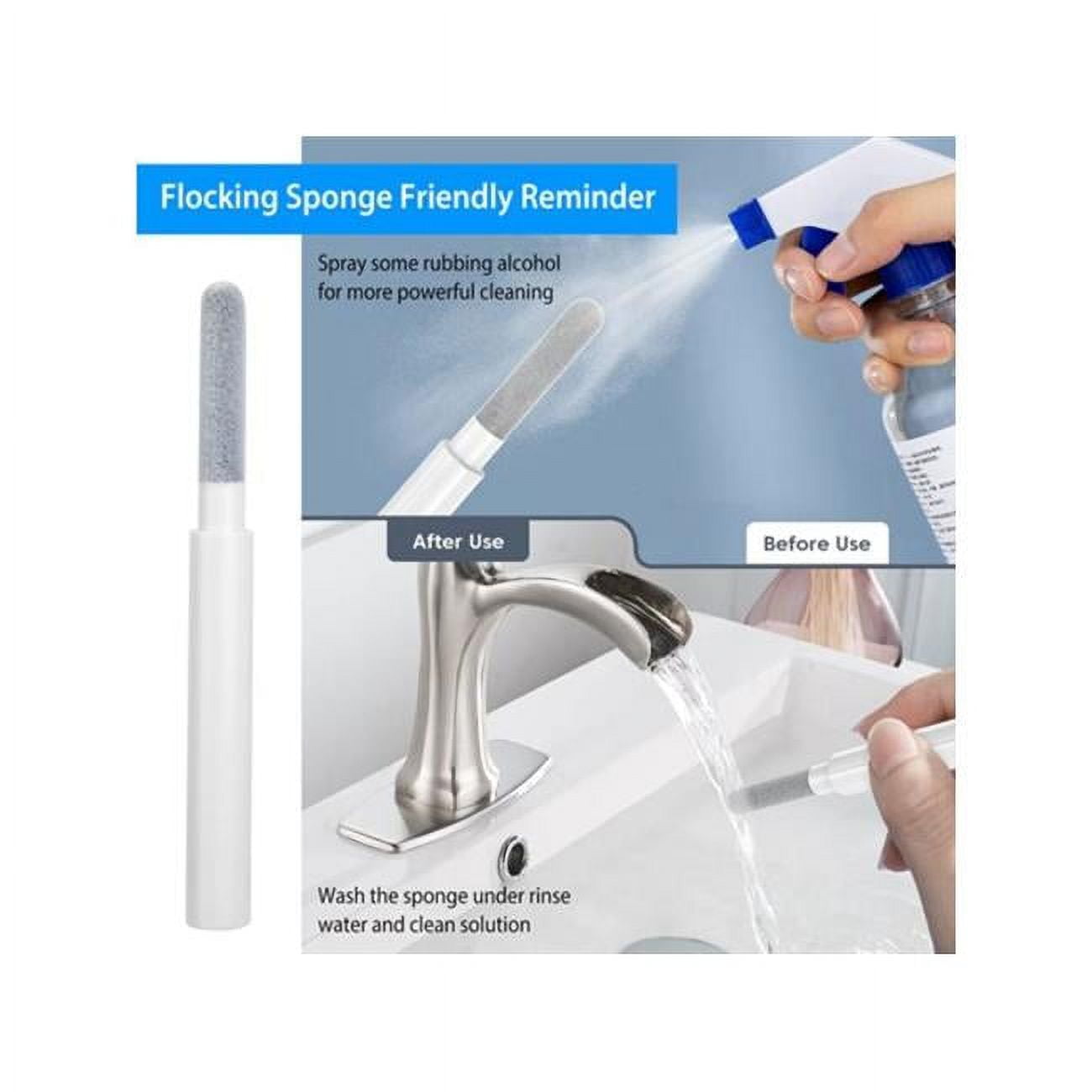 Fresh Fab Finds Short & Long Spiral Brush Cleaning Flocking Sponge ...