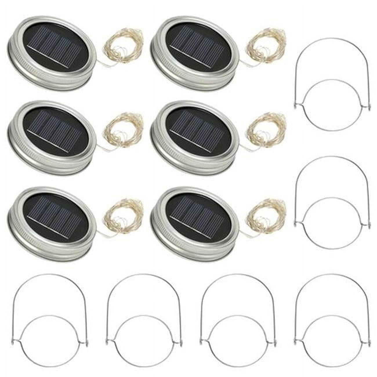 Fresh Fab Finds Solar Powered Mason Jar Lid Lights 20 LEDs Fairy String ...