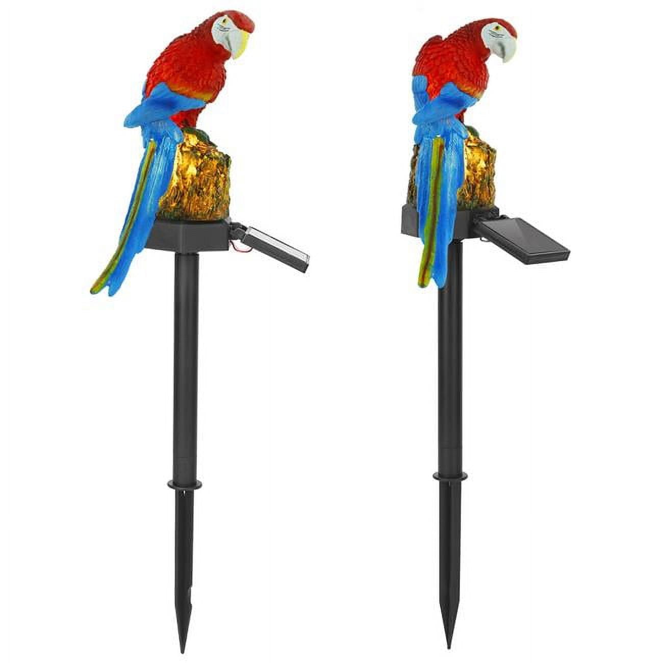 Fresh Fab Finds Solar Powered Parrot IP65 Waterproof LED Parrot ...