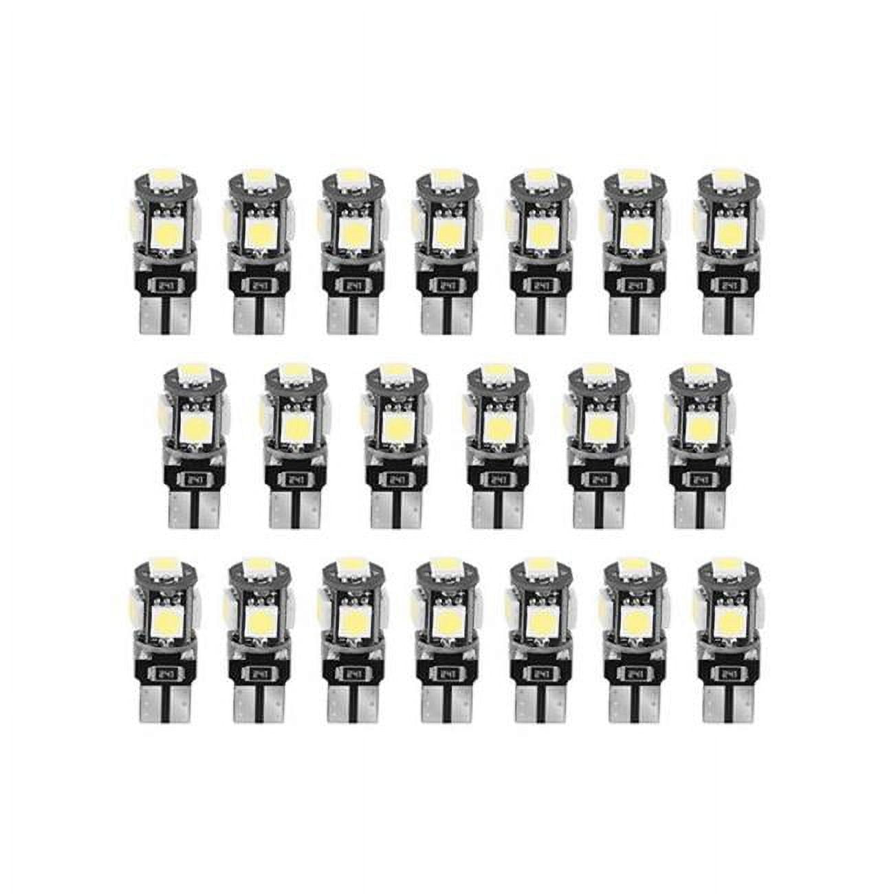 Fresh Fab Finds FFF-GPCT1766 T10 SMD5050 LED Light Bulbs 6000K Wedge ...