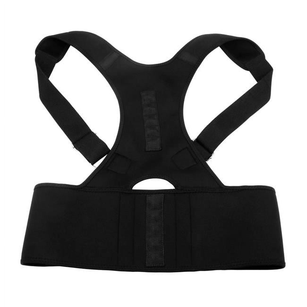 Unisex Magnetic Posture Corrector Support Belt - Adjustable Upper Back ...