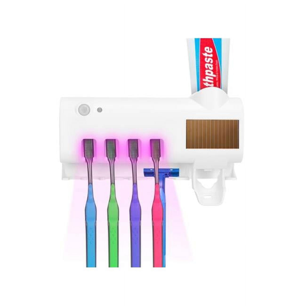 Wall Mounted Toothbrush Sanitizer Holder IR Induction UV Sanitization ...