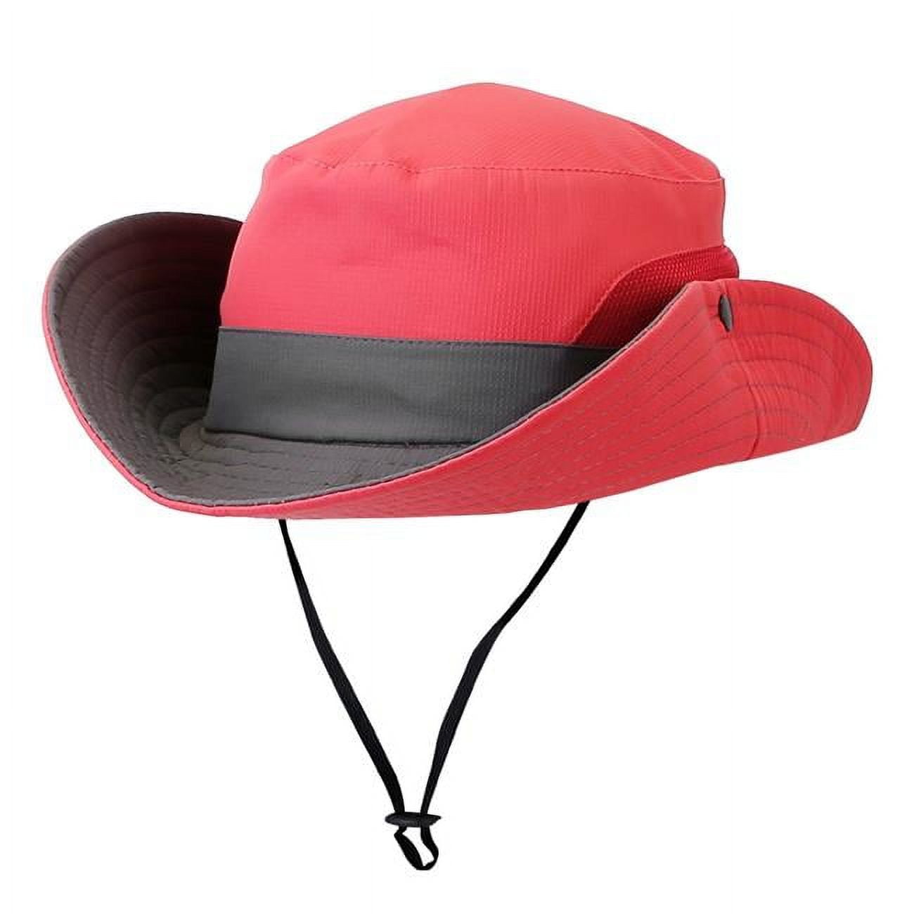 Women Summer Sun Bucket Hats Foldable UV Protection Cotton Cap Wide ...