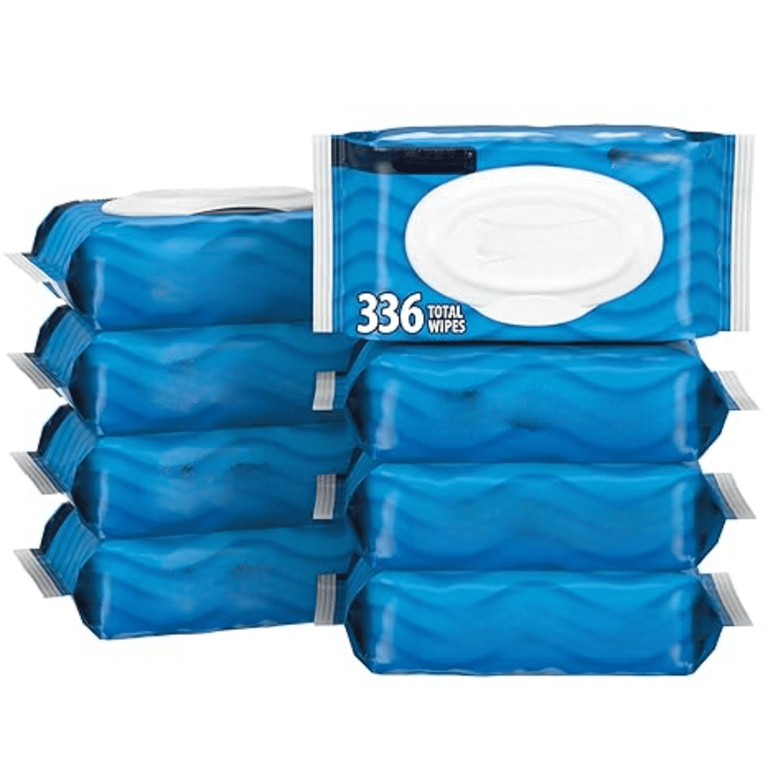 Fresh Feel Flushable Wet Wipes, Adult Wet Wipes, 8 Flip-Top Packs, 42 ...