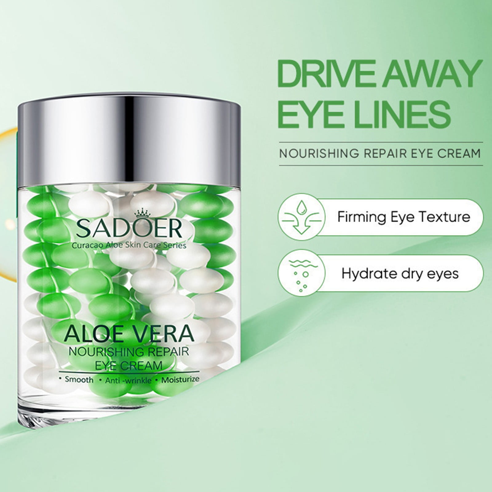 Fresh Finds, Aloe Eye Cream, Toning Formula Elastic Eye Care Use, 60g ...