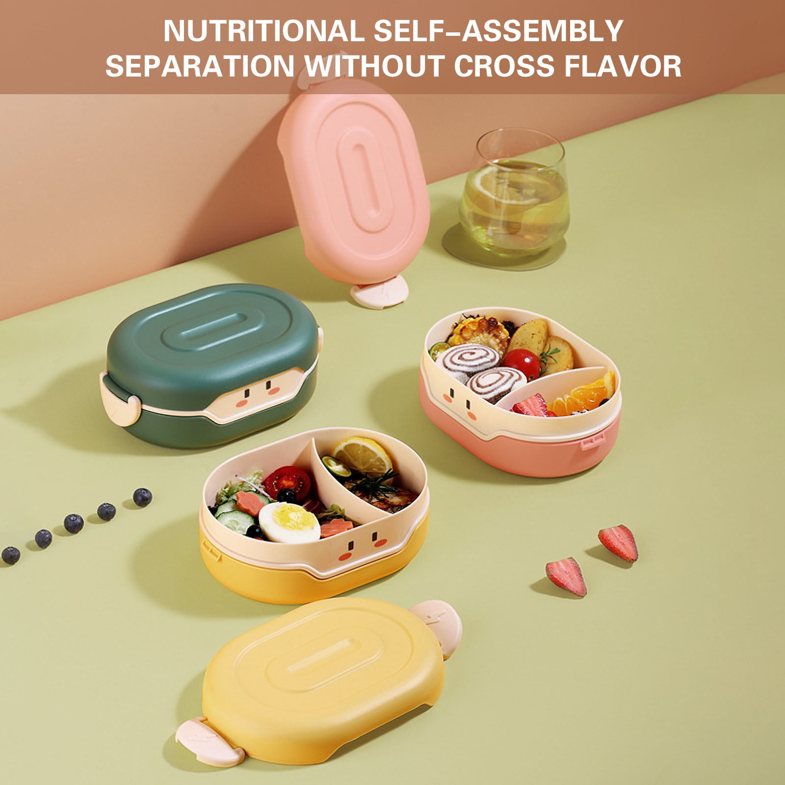 Fresh Finds, Cute Learning Group Meal Container, High-temperature ...