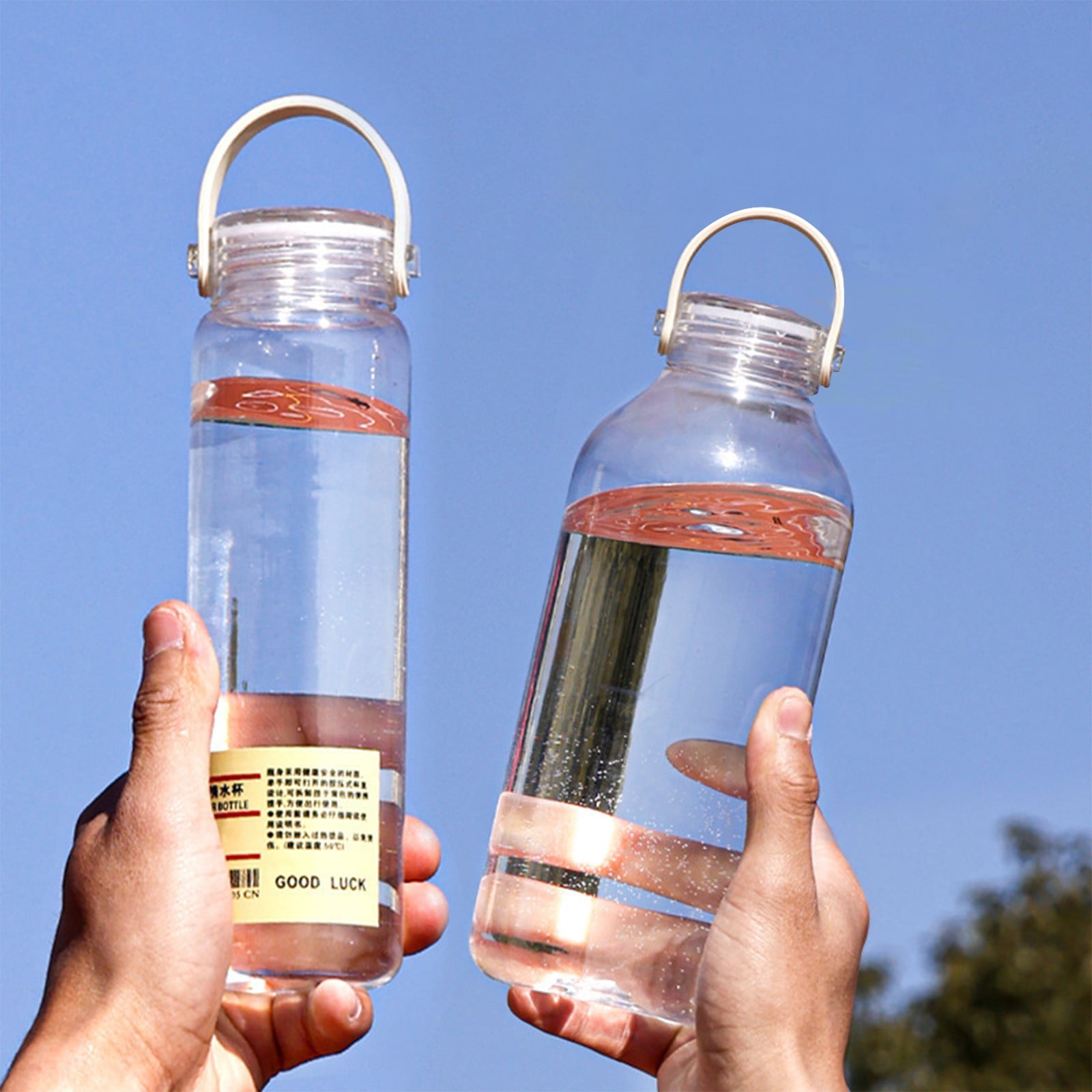 Fresh Finds, Sports Water Bottle, Large Capacity Plastic Cup, Leakproof ...