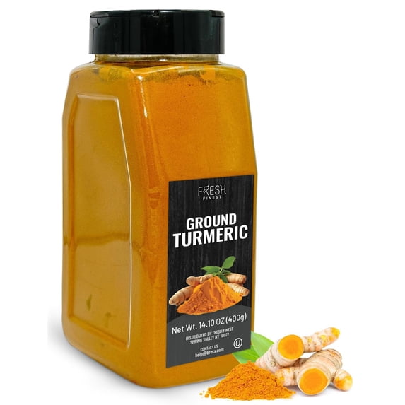 Fresh Finest Ground Turmeric Powder, Kosher, 400G (14.10 oz), Rich ...