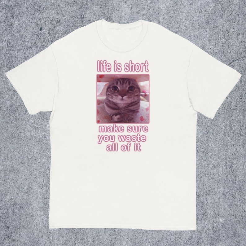 Fresh Fits-WM160 NEW BRAND, teen t-shirts, Funny Cat Meme T-shirt, Cats ...