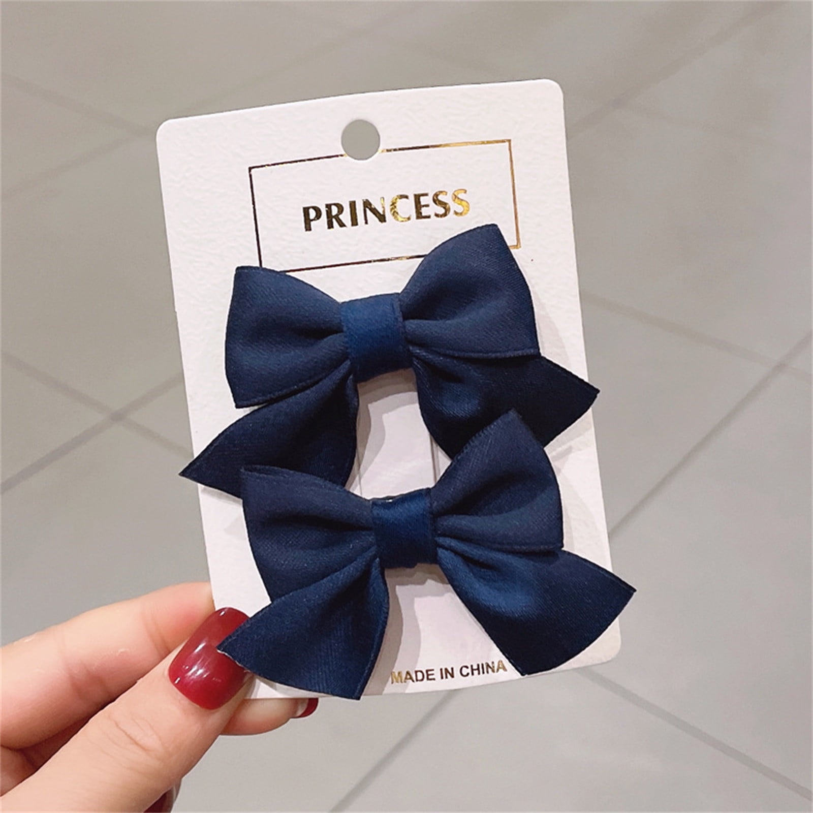 Fresh Floral Bow Hairpin Set, Cute Bangs Clips, Adjustable Spring ...