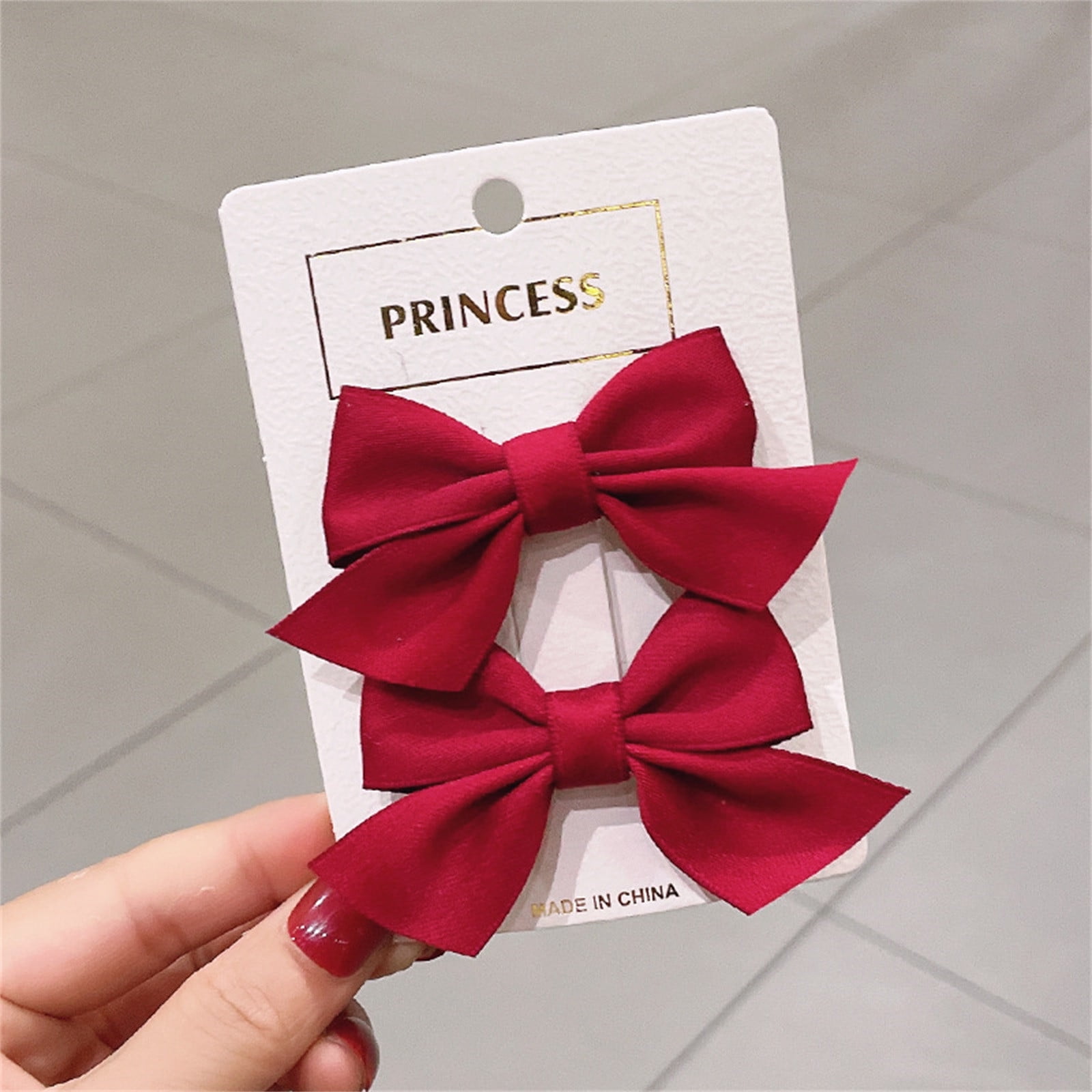 Fresh Floral Bow Hairpin Set, Cute Bangs Clips, Side Hairpins, Fashion ...