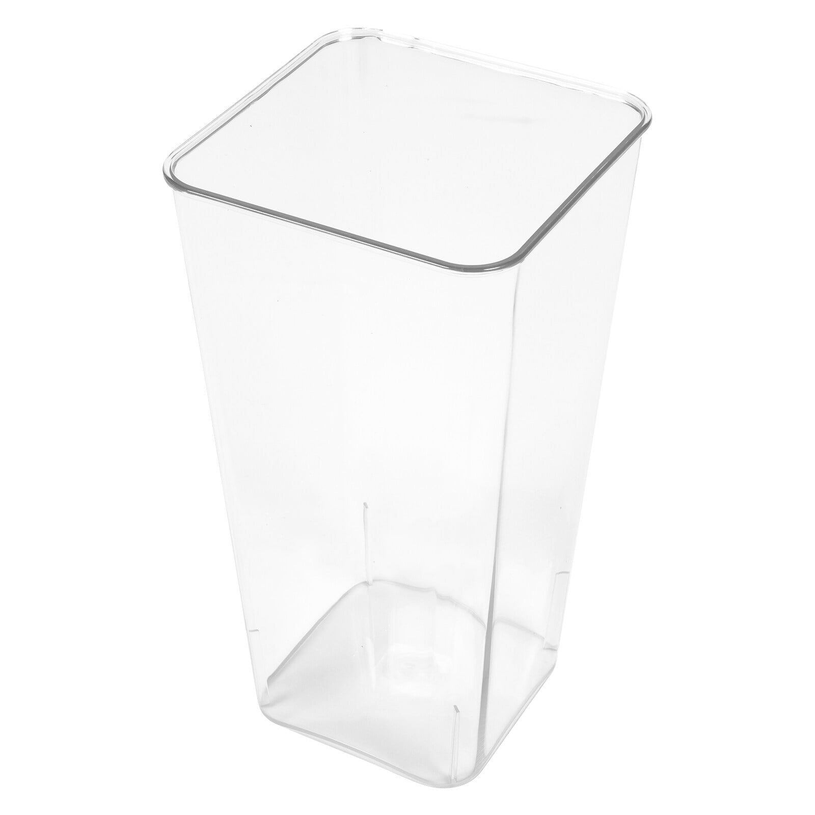 Fresh Flower Bucket Bud Home Square Container Plant Pot White - Walmart.com