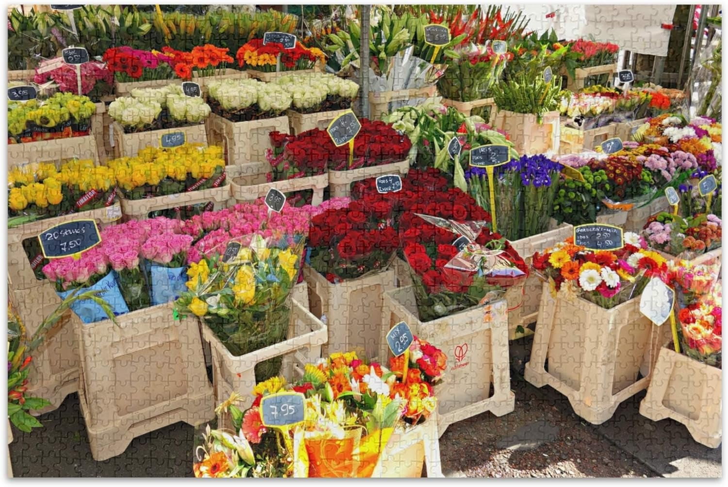Fresh Flowers Shop Jigsaw Puzzle 500 Pieces Wooden Jigsaw Puzzles ...