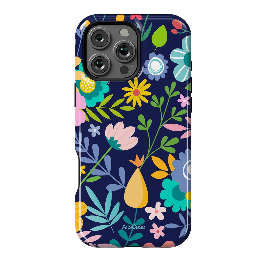 Fresh Flowers Tough Cases Vibrant Blooms for iPhone 11-17 Protection ...