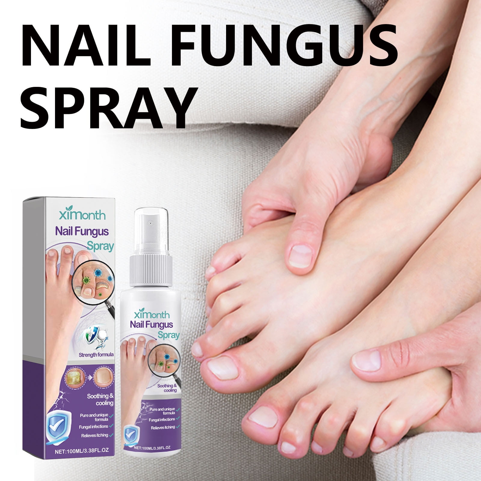 Fresh Foot Deodorant Spray | Odor Eliminator for Stinky Feet | Plant ...