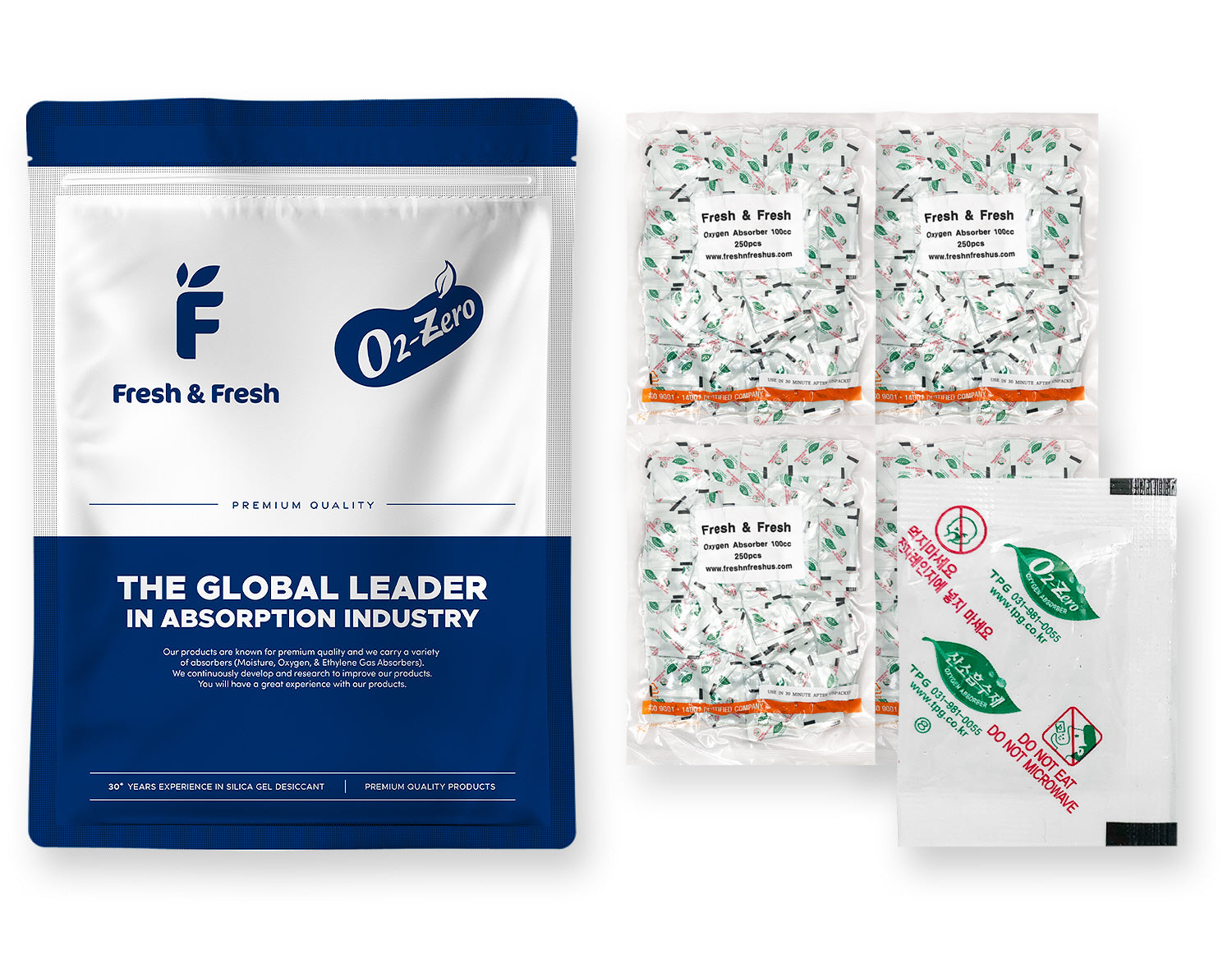 Fresh & Fresh (1000 Packet) 100cc Premium Oxygen Absorbers Packets for ...