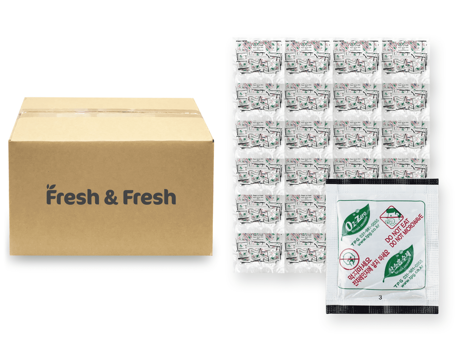 Fresh & Fresh [1000 Packs] 400 CC Premium Oxygen Absorbers(20 Bag of 50 ...
