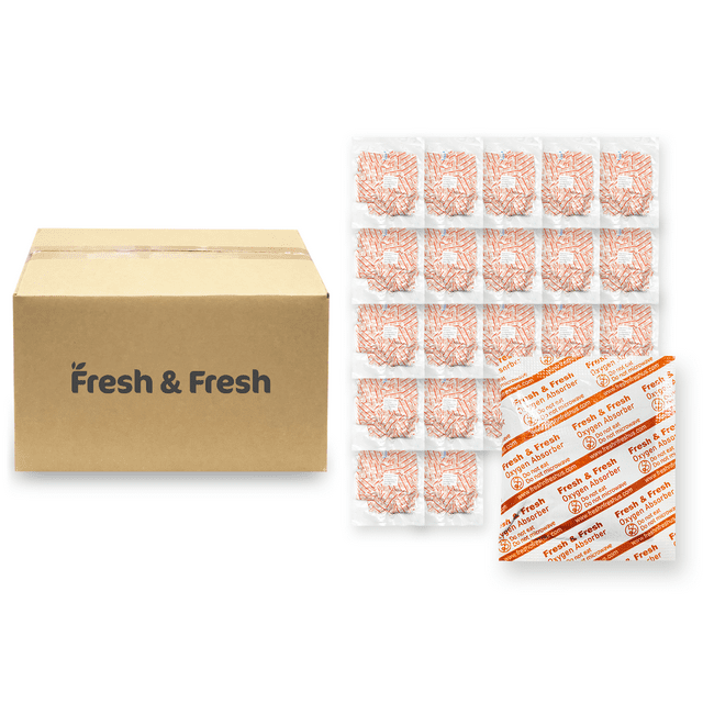 Fresh & Fresh [1000 Packs] 500 CC Premium Oxygen Absorbers(20 Bag of 50 ...