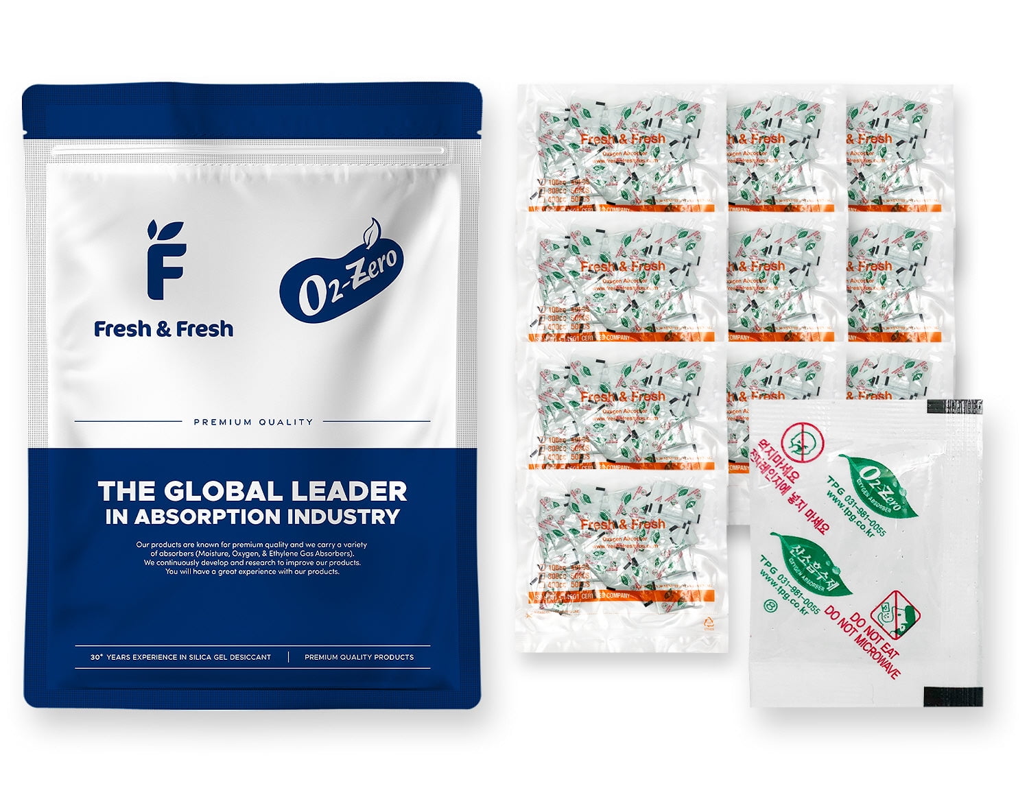 Fresh & Fresh (400 Packet) 100cc Premium Oxygen Absorbers Packets for ...