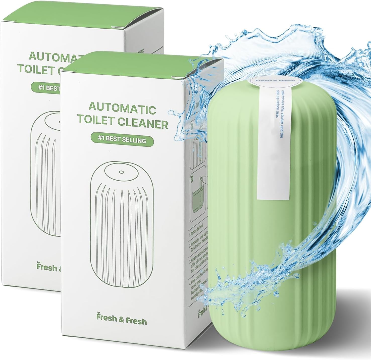 Fresh & Fresh Automatic Toilet Bowl Cleaners(Forest Green) - 2 Bottles ...