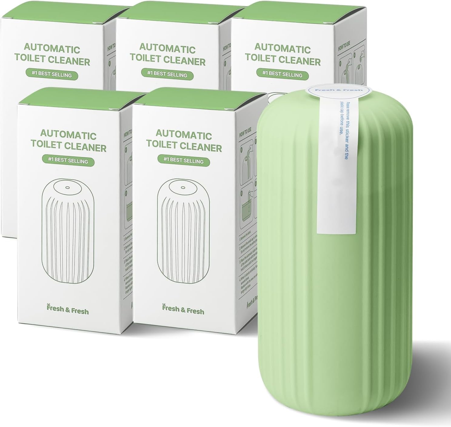 Fresh & Fresh Automatic Toilet Bowl Cleaners(Forest Green) - 5 Bottles ...