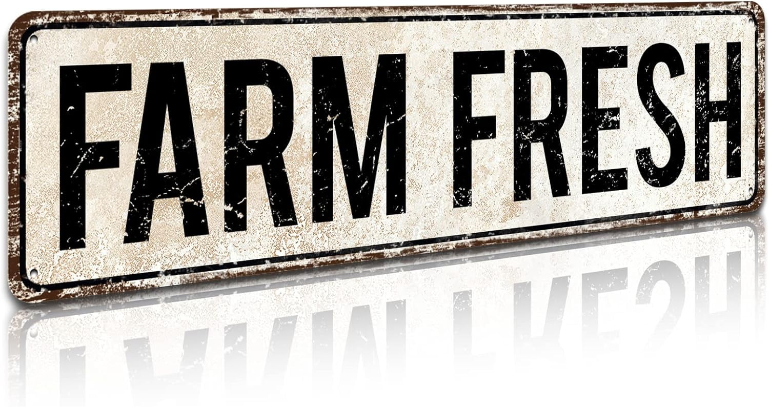 Fresh Fresh Unique Metal Tin Sign Barn Sign Farmer Sign Eggs Sign ...