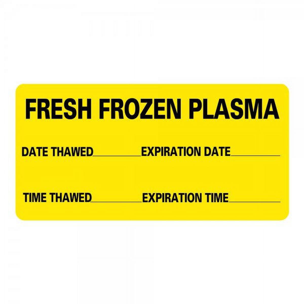Fresh Frozen Plasma Medical Labels - Walmart.com