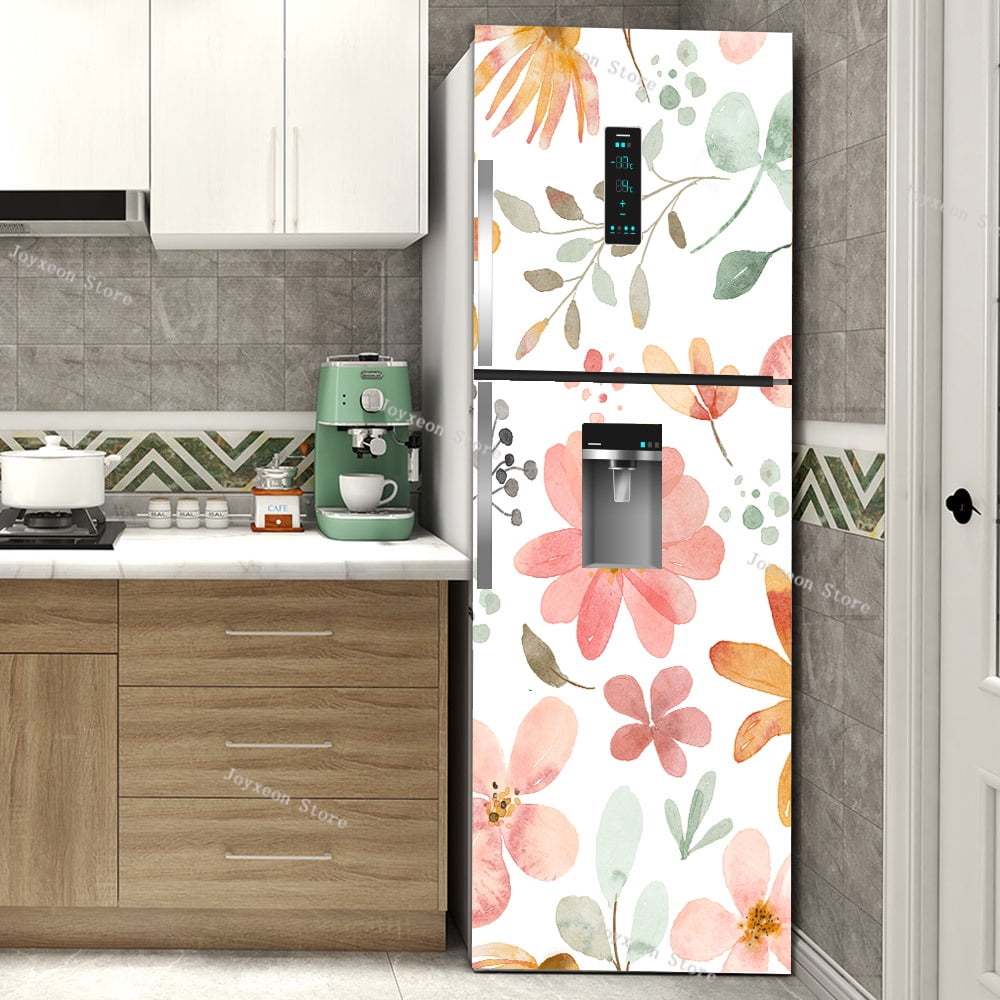 Fresh Fruit Full Door Cover Fridge Magnet Frosted Surface Material PVC ...