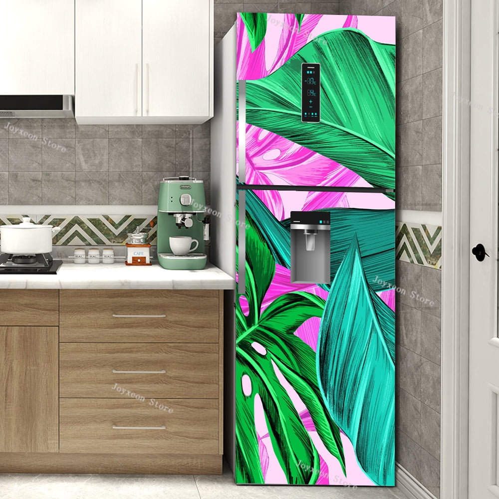 Fresh Fruit Full Door Cover Fridge Magnet Frosted Surface Material PVC ...