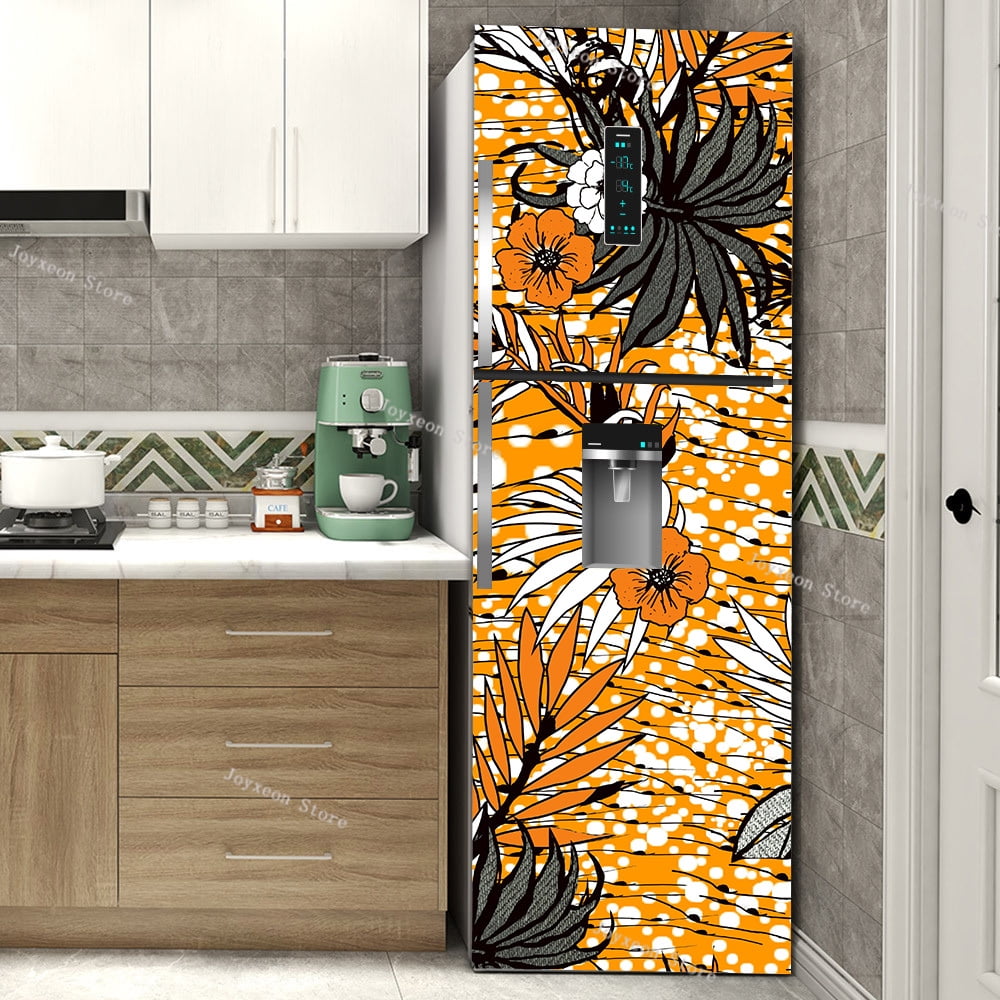 Fresh Fruit Full Door Cover Fridge Magnet Frosted Surface Material PVC ...