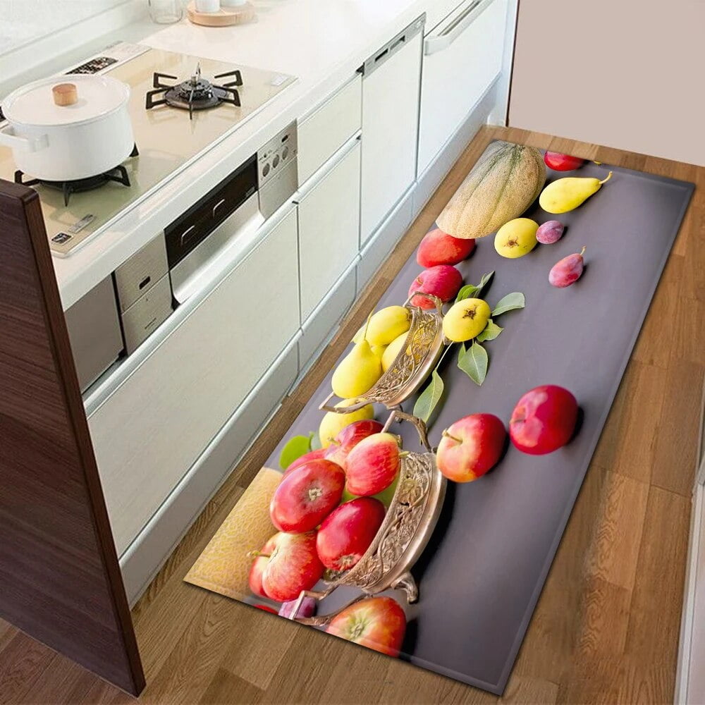 Fresh Fruit Kitchen Carpet Entrance Door Mat Home Bedroom Floor ration ...