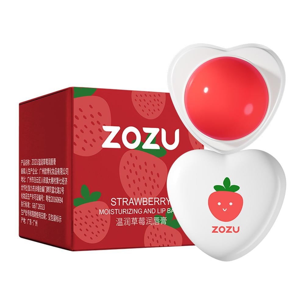 Fresh Fruits Moisturizing Lip Balm Heart Shape Strawberry Balm Repair ...