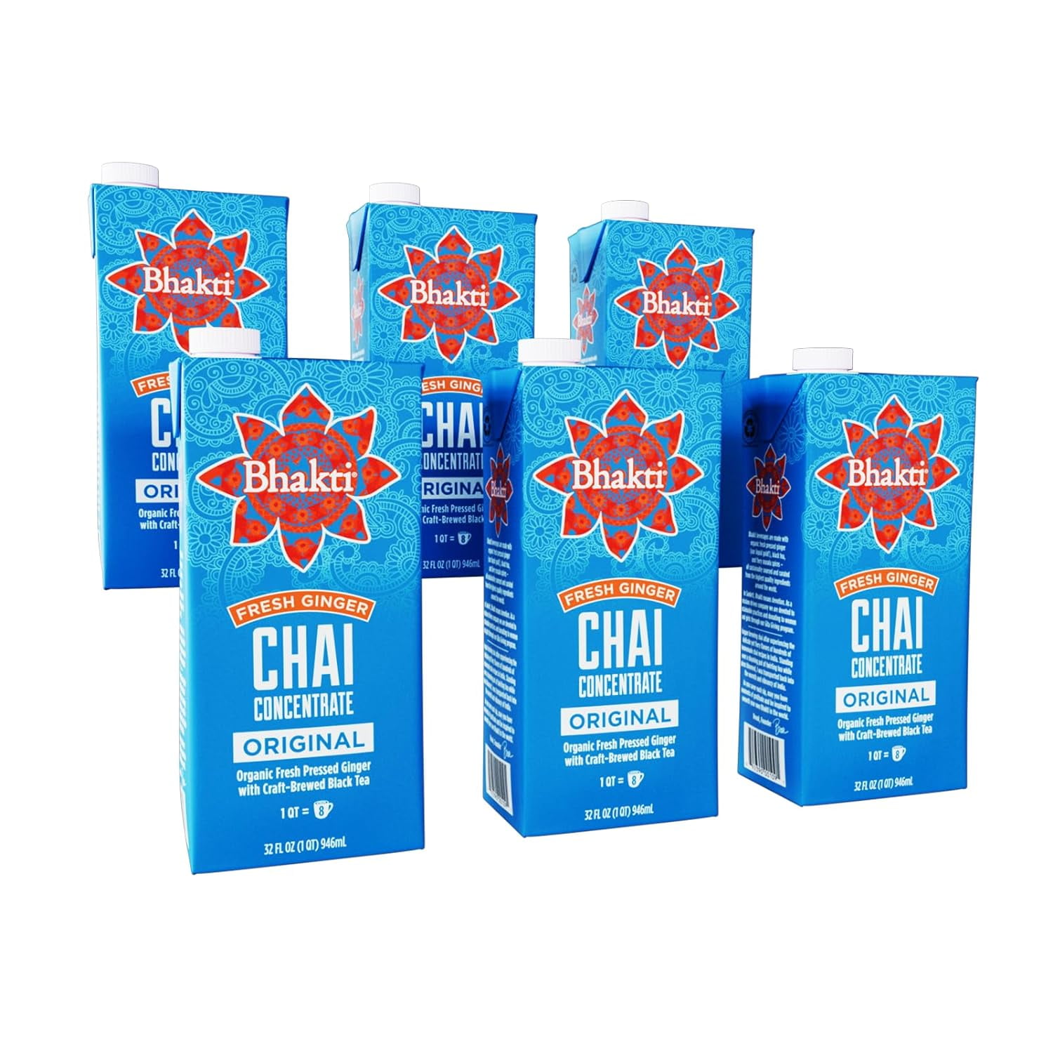 Fresh Ginger & Black Tea Concentrate, Original, Vegan, Organic, Fair ...