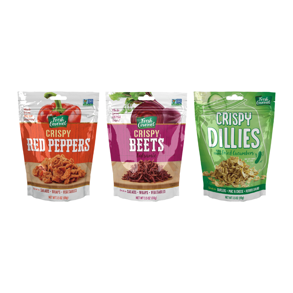 Fresh Gourmet Crispy Balsamic Beets, Red Peppers, Pickle Flavored ...