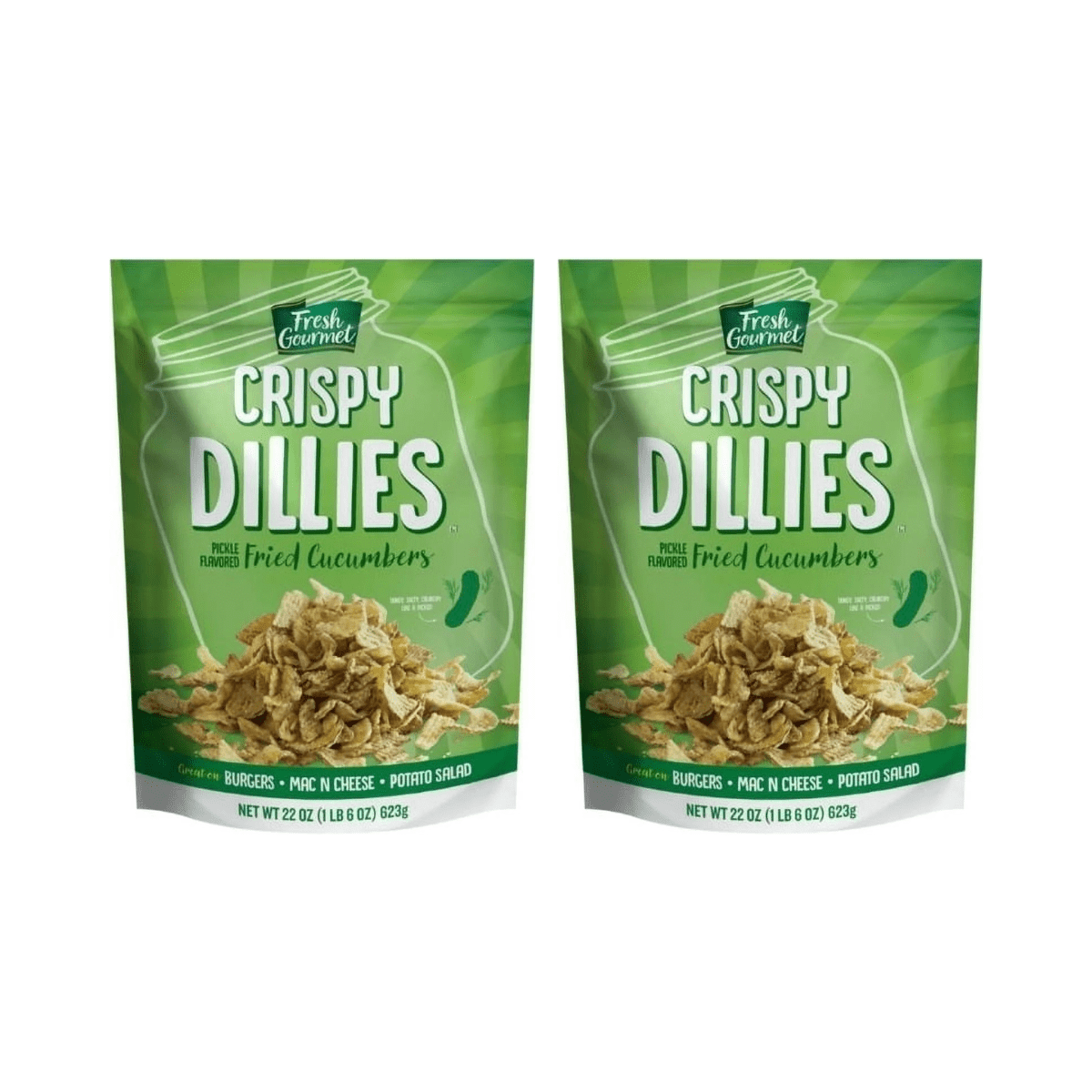 Fresh Gourmet Crispy Dillies Cucumbers, 22 oz (Pack - 2) - Walmart.com