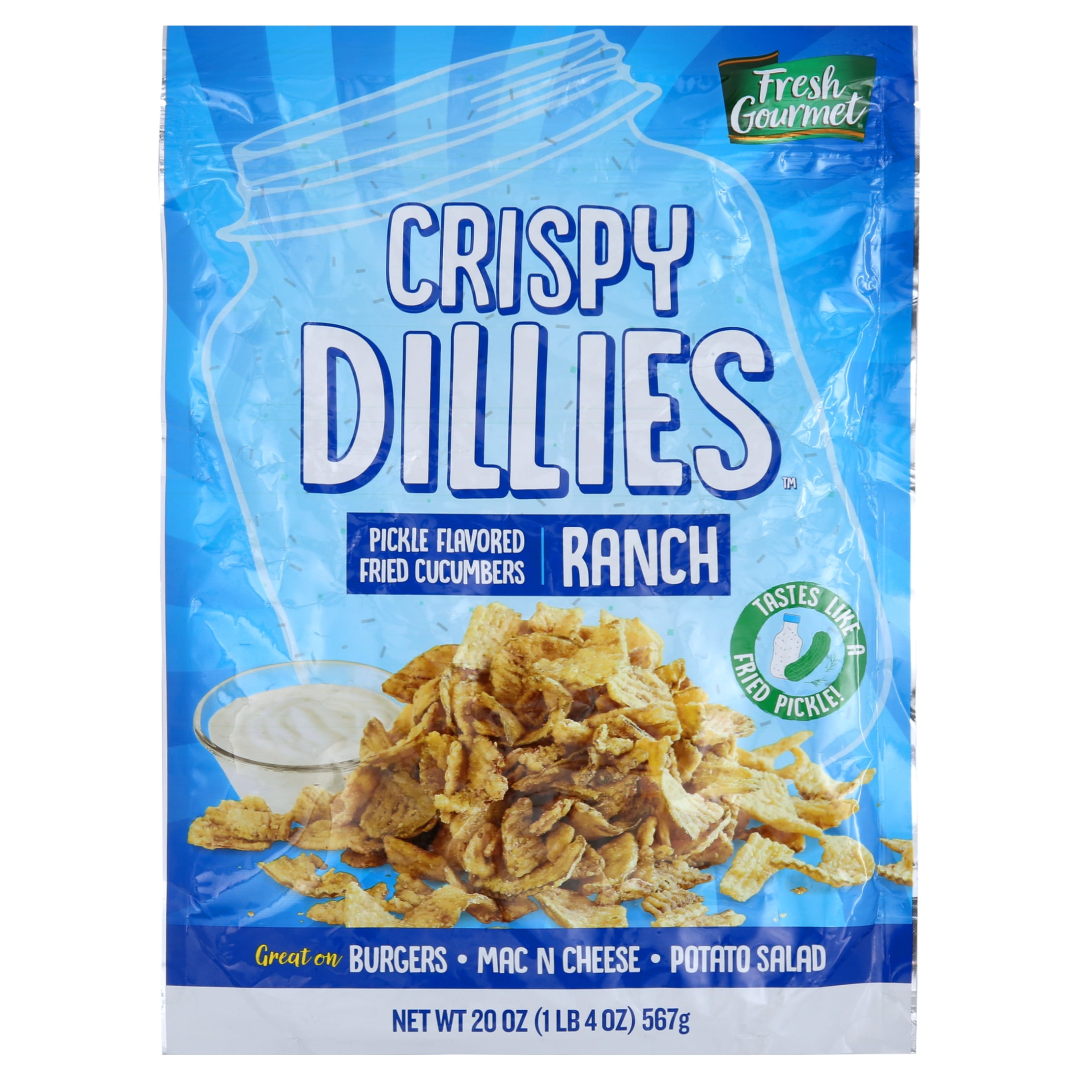 Fresh Gourmet Crispy Dillies Ranch Toppings, Flavorful Crunch, 20 Ounce ...