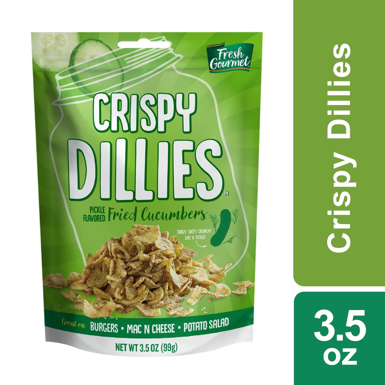 Fresh Gourmet Crispy Dillies - Dill Crunch Salad Topping, Fried Flavor ...
