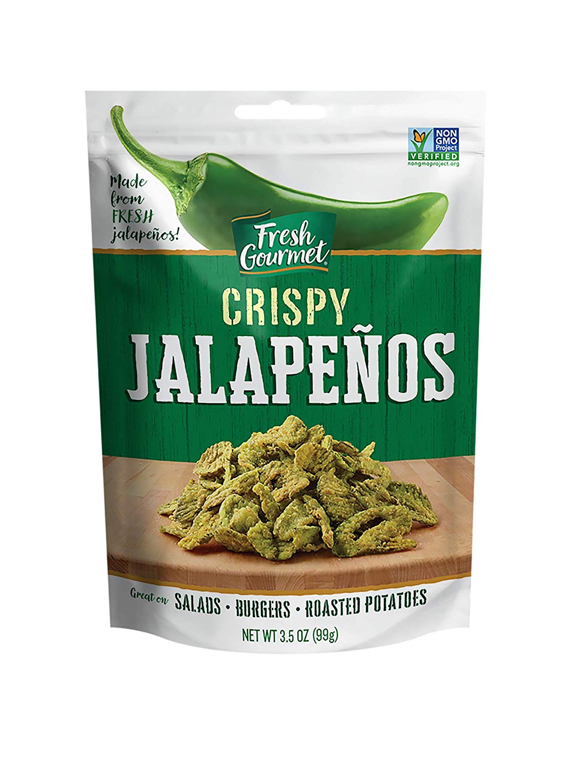 Fresh Gourmet Lightly Salted Crispy Jalapenos and Authentic Wonton ...