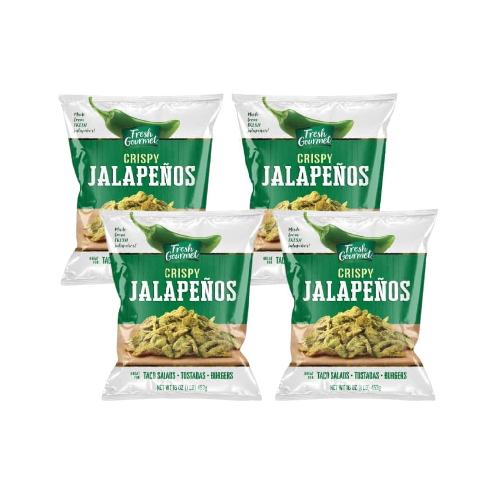 Fresh Gourmet Crispy Lightly Salted Jalapenos Low Carb |Crunchy Snack ...