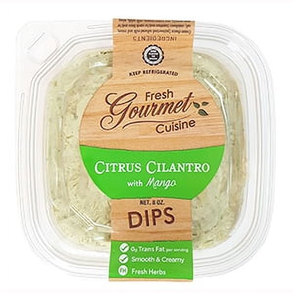 Fresh Gourmet Cuisine Citrus Cilantro Dip, 90 Calories, Zero Trans Fat ...