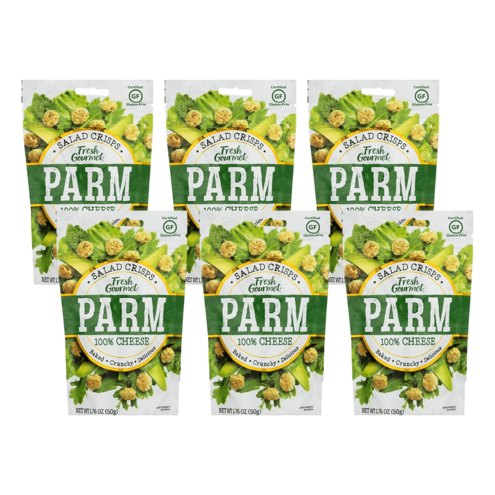 Fresh Gourmet, Parmesan Cheese Crisps, 1.76 oz 6-Pack, Oven Baked ...