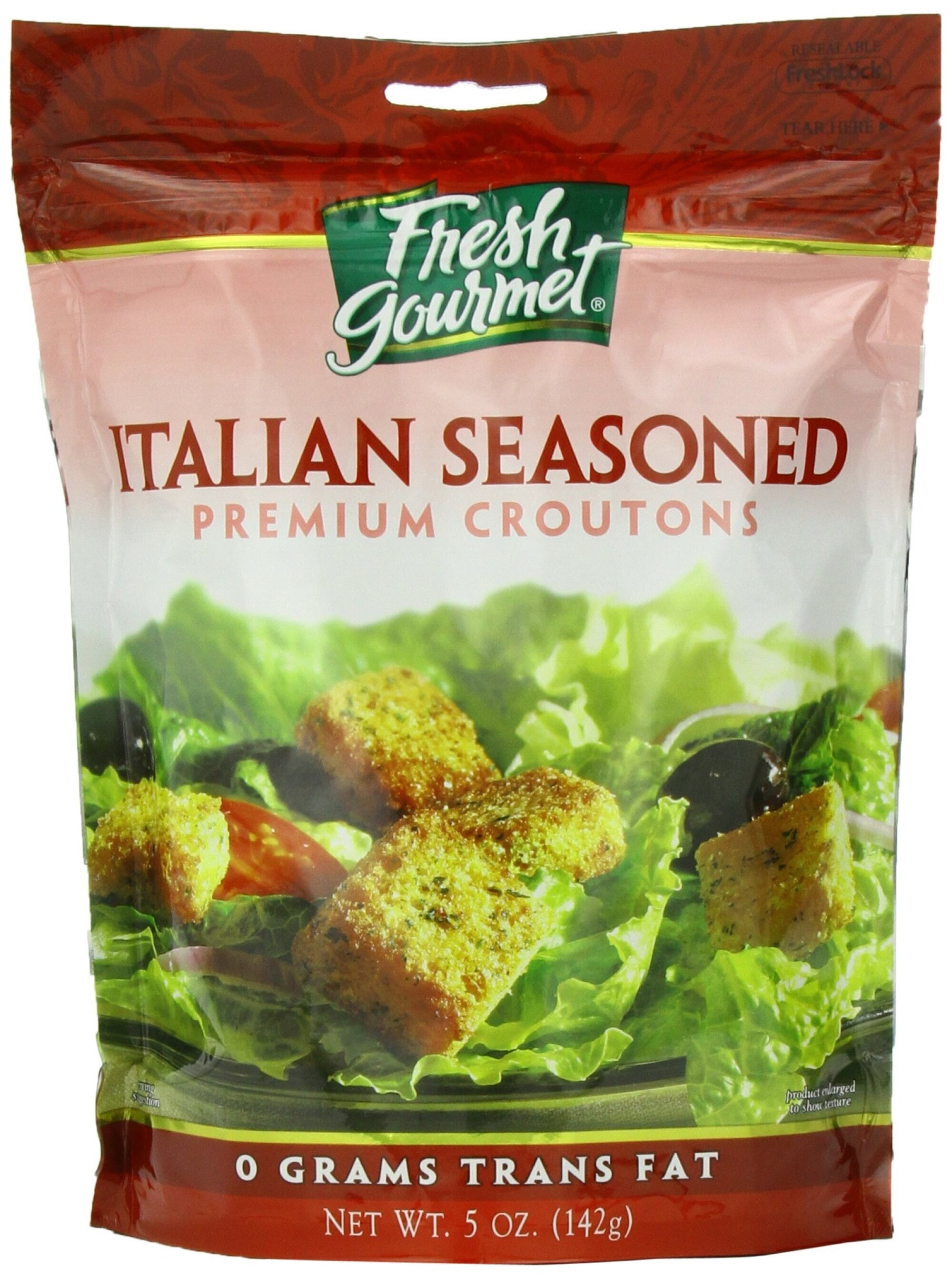 Fresh Gourmet Premium Croutons, Italian Seasoned (Pack of 10) - Walmart.com